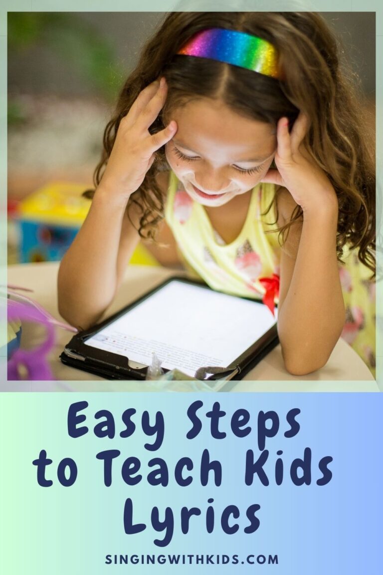 Tips for Helping Kids Learn Lyrics ♫ Singing With Kids