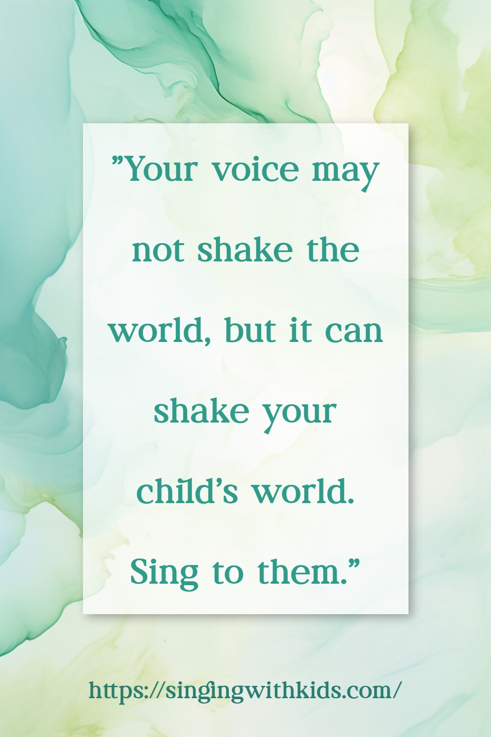 The Magic of Singing Together: A Parent and Child Bond